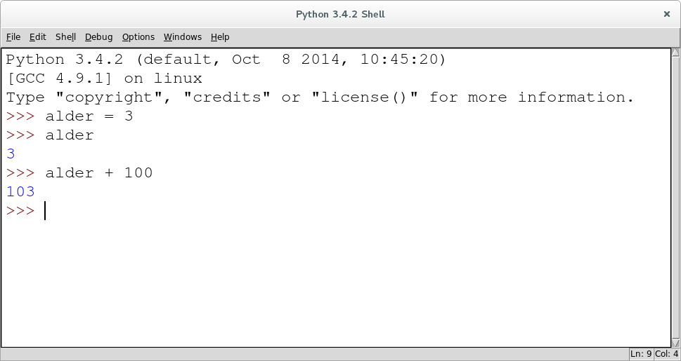 Programmering I Python